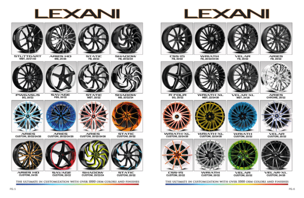 Lexani Wheels - Cali Vibes Wraps & Graphics